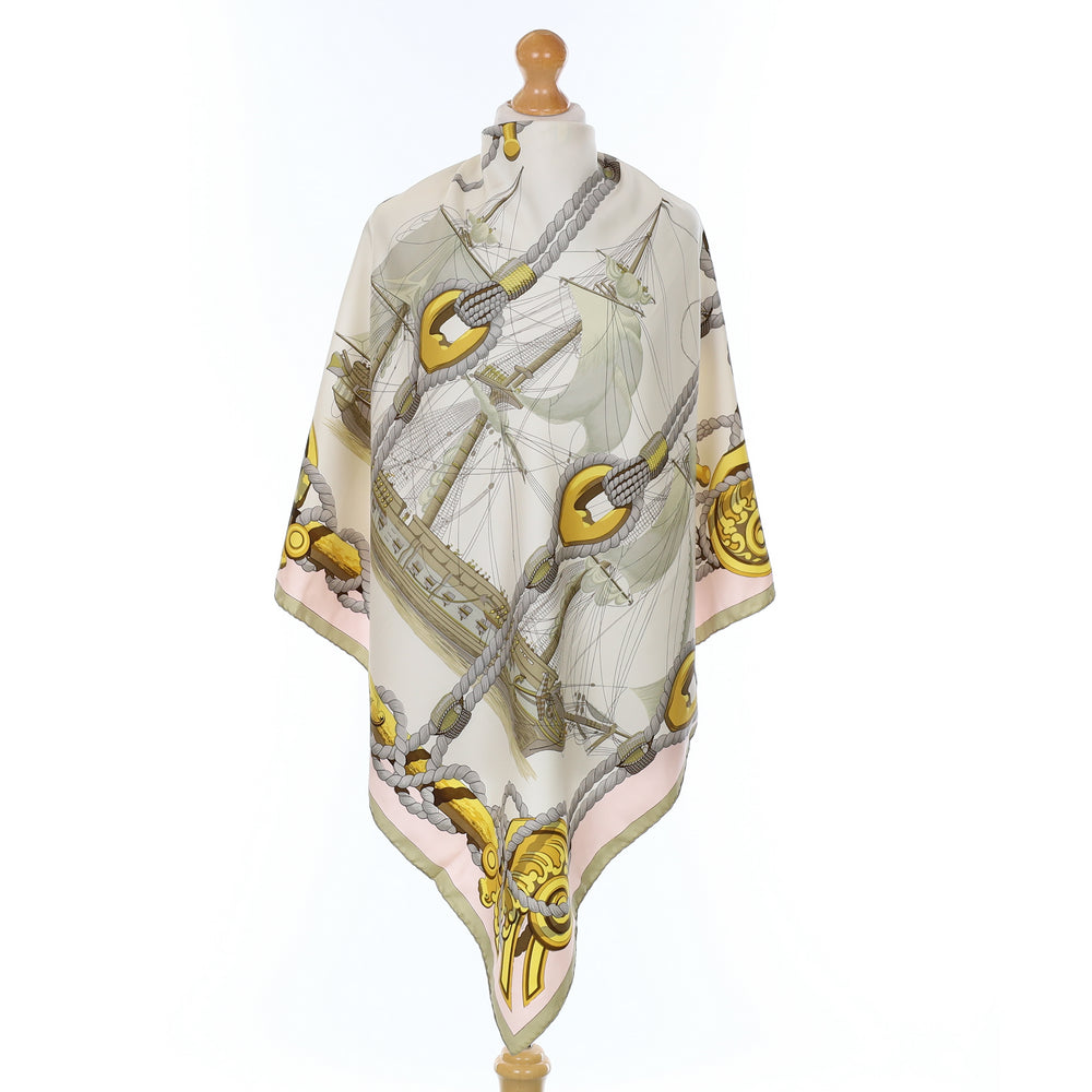 Hermès Tribord Silk Scarf