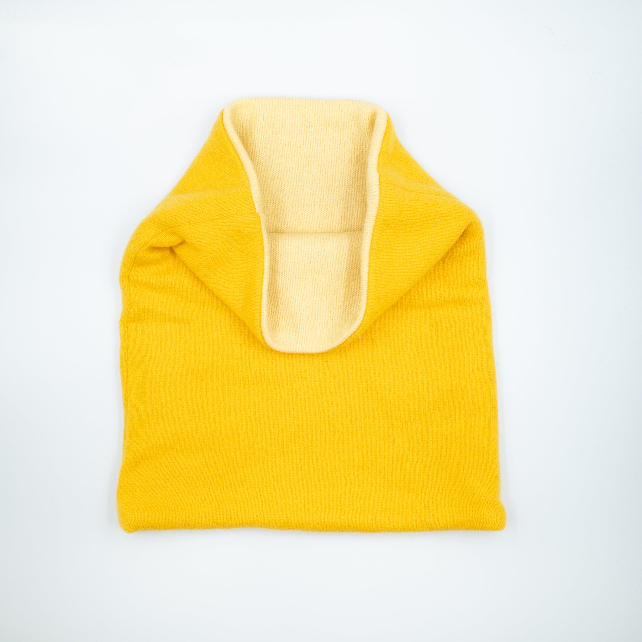 Sunset Yellow and Lemon Luxury Double Layered Snood