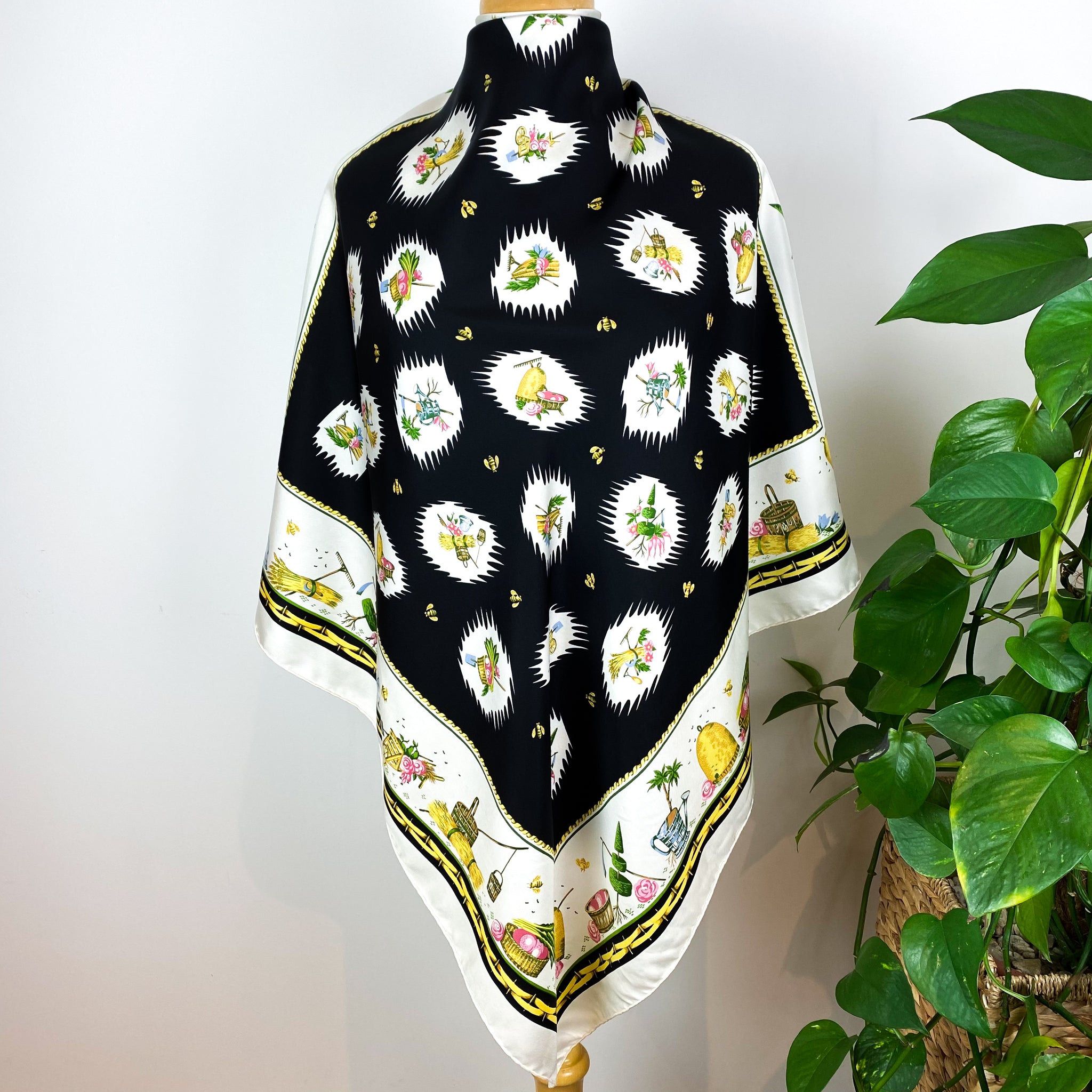 Vintage Pierre Deux Silk Scarf