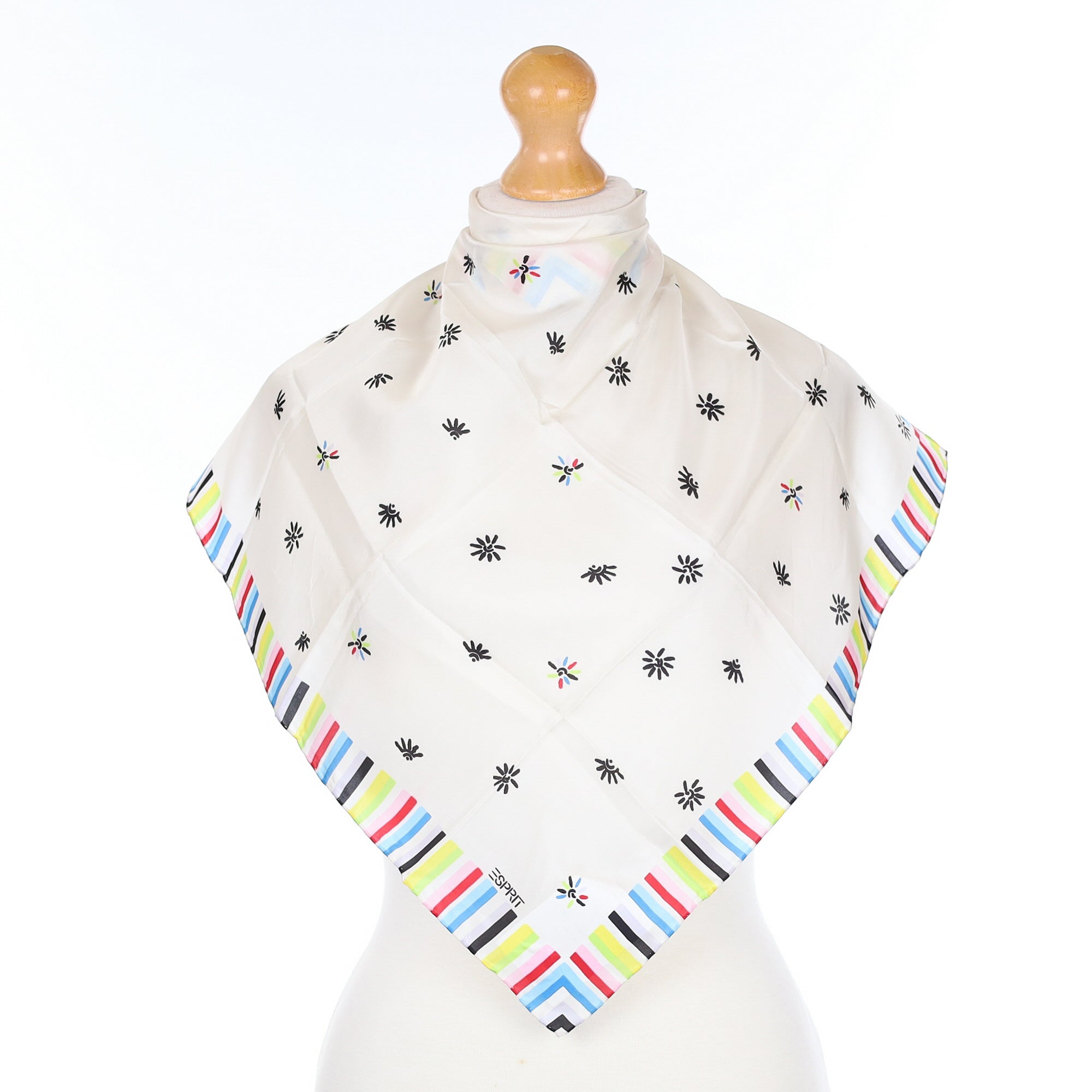 Brand New Esprit Colourful Silk Scarf