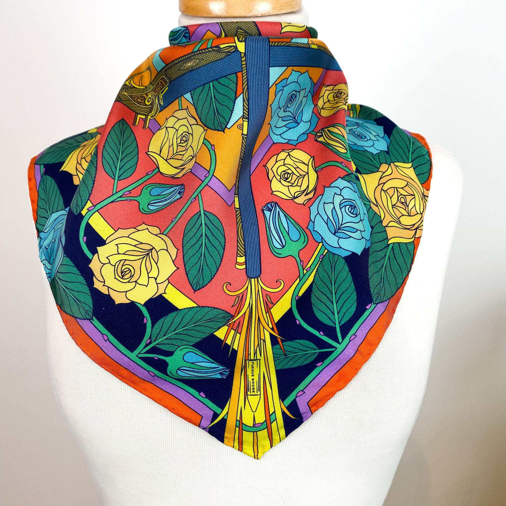 Brand New Furious Goose Guns and Roses Men’s Silk Hankie