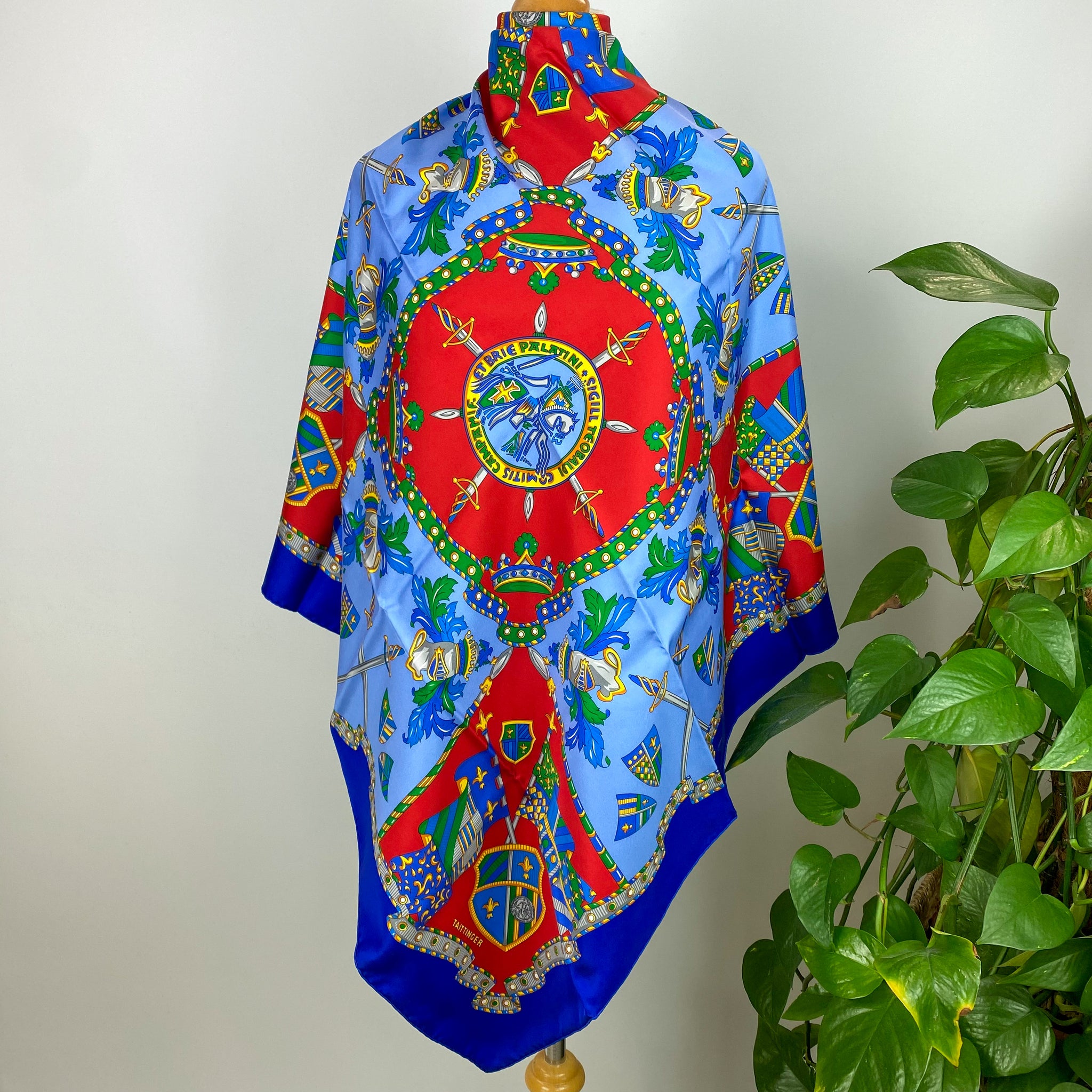 Brand New Boxed Tattinger Designer Silk Scarf
