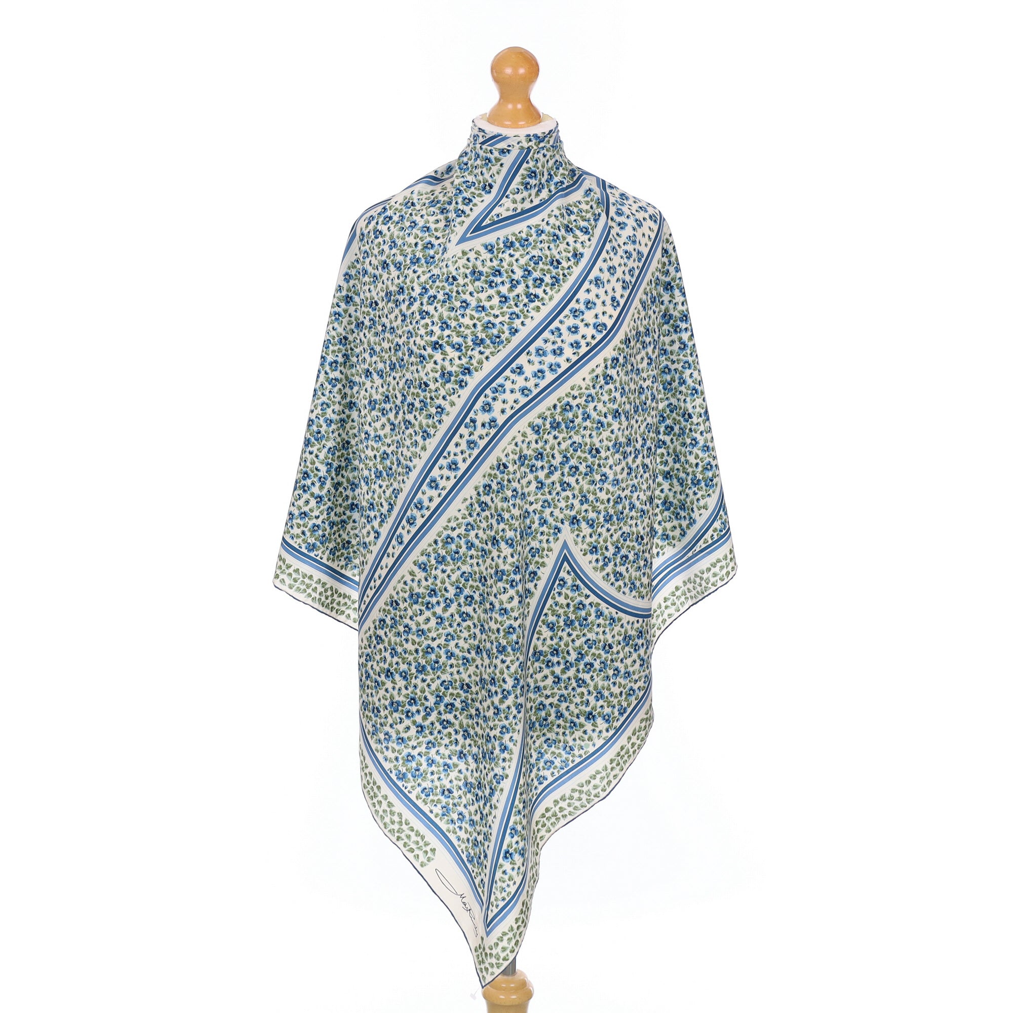 Brand New Max Rudy Floral Silk Scarf