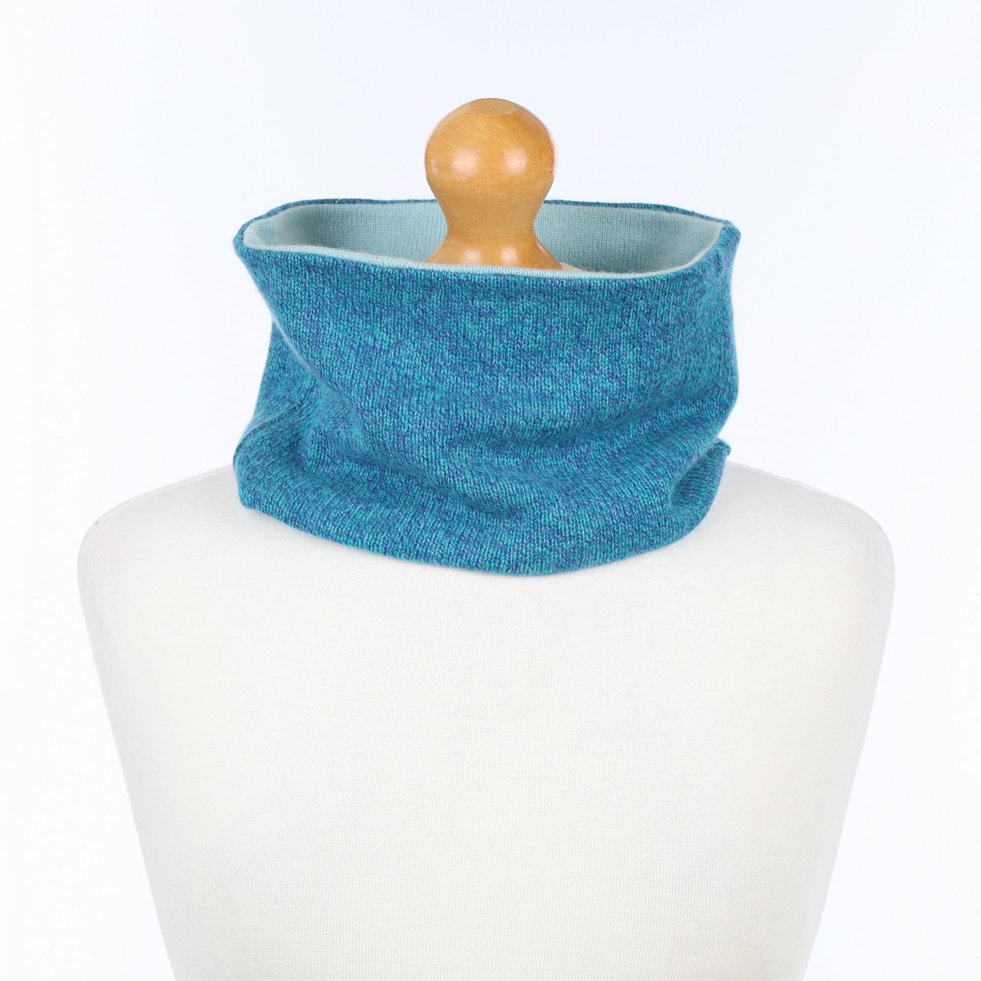 Pacific and Pale Blue Neck Warmer